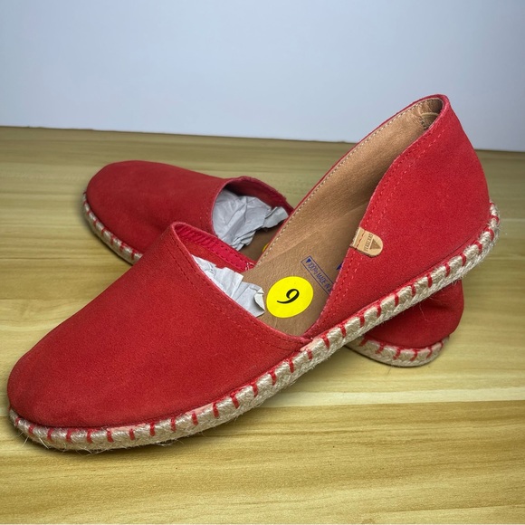 Verbenas | Shoes | Verbenas Red Suede Carmen Espadrilles 0 Made In ...